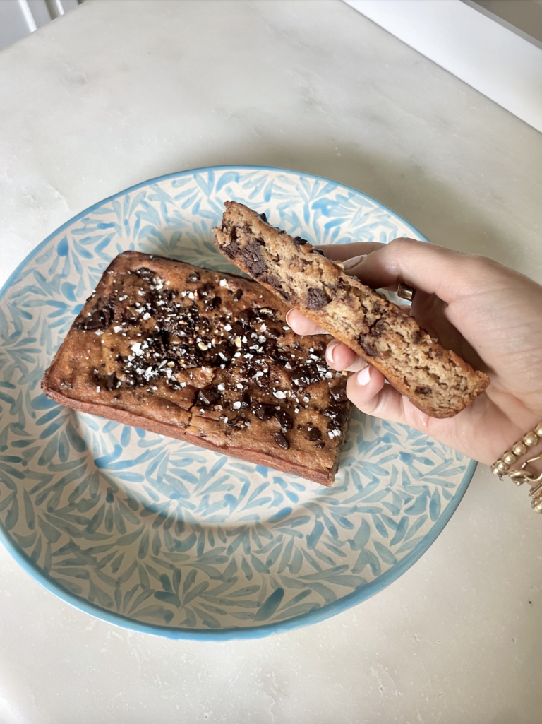 Chocolate Chip Banana Bread: Gluten Free and Low Sugar - Megan Nash Health