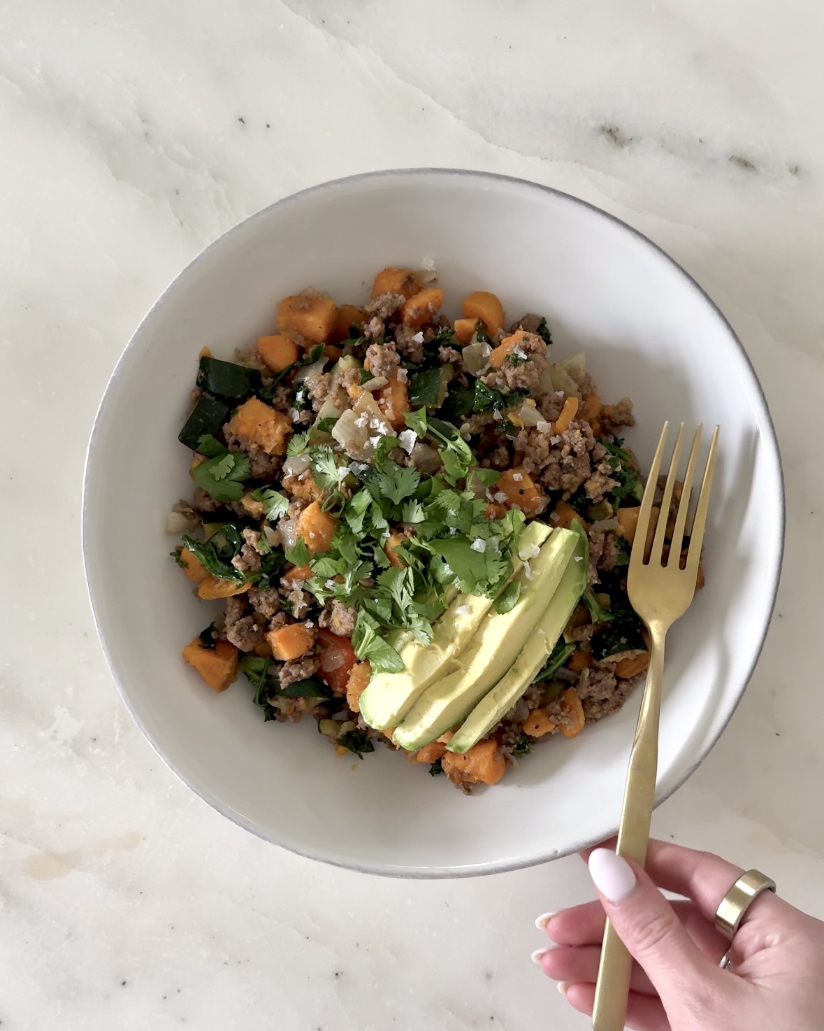 Protein Sweet Potato Hash: 30 Minute Meal - Megan Nash Health